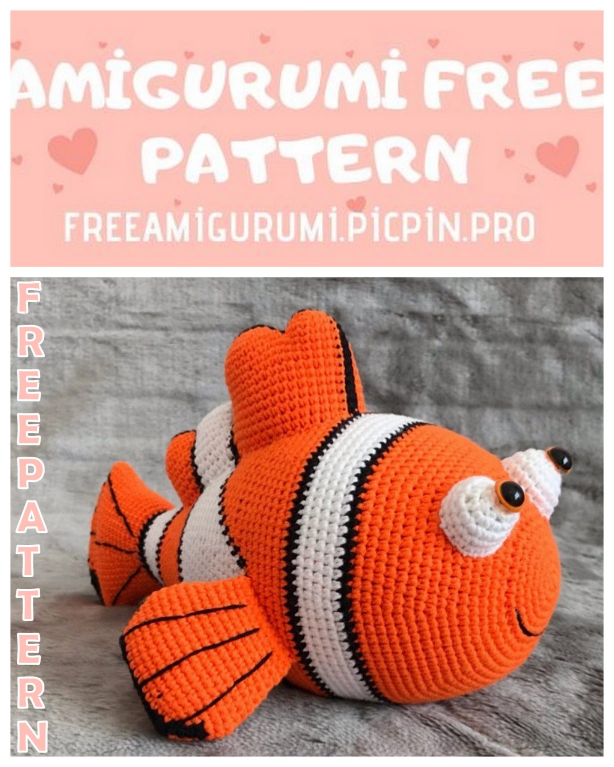 Amigurumi Finding Nemo Free Crochet Pattern – Amigurumi