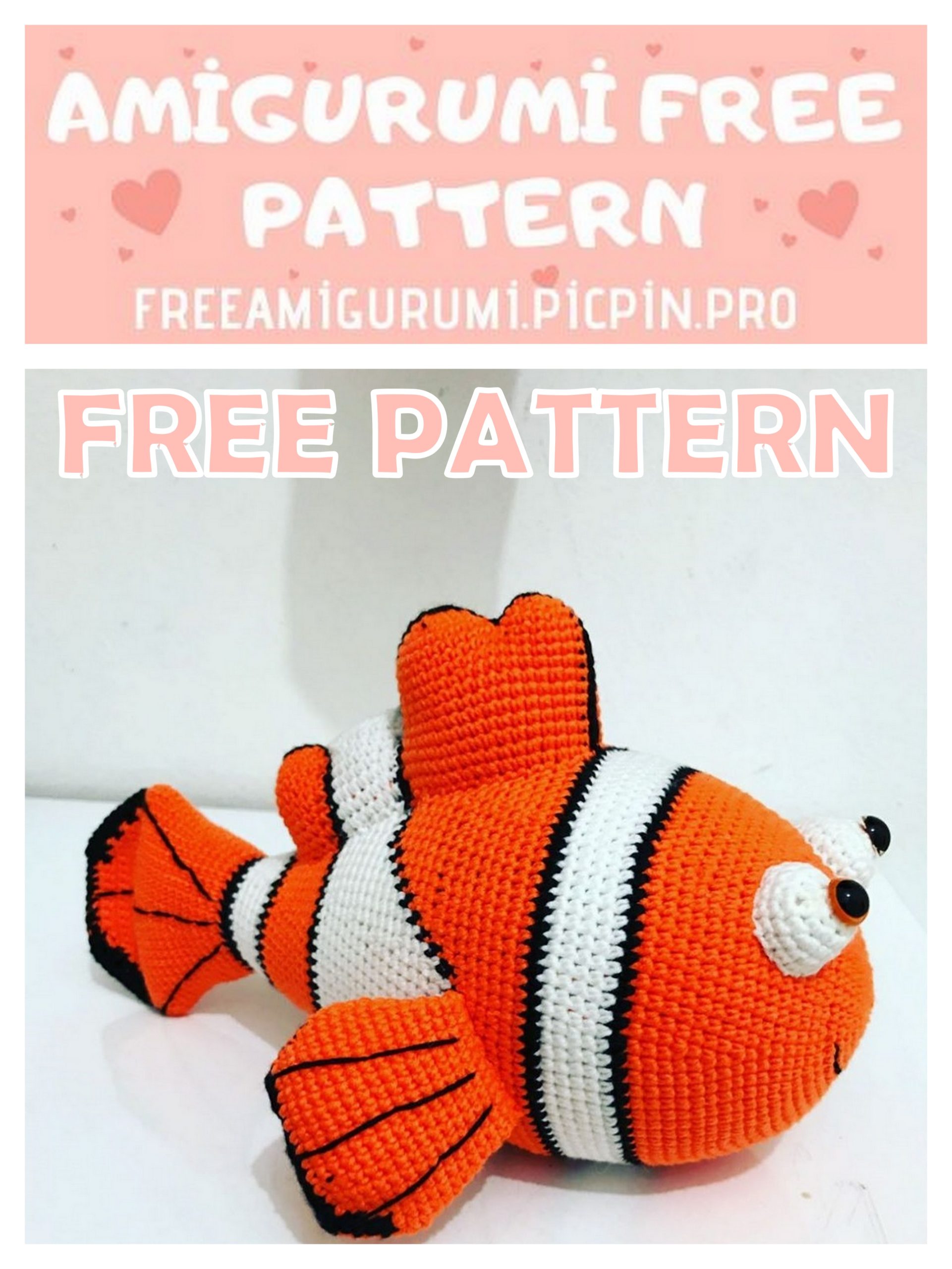 Amigurumi Finding Nemo Free Crochet Pattern – Amigurumi