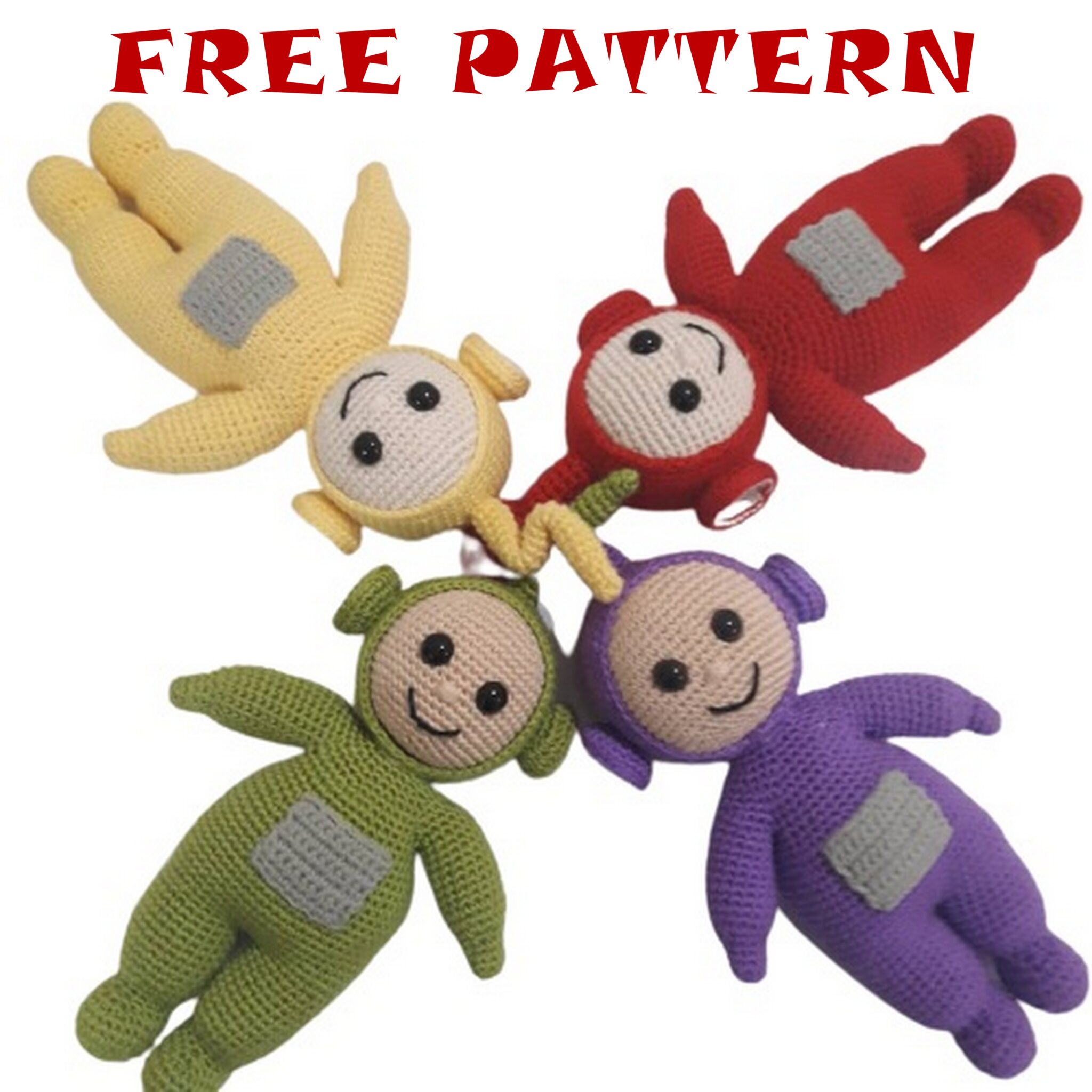 Teletubbies Amigurumi Free Crochet Pattern – Amigurumi