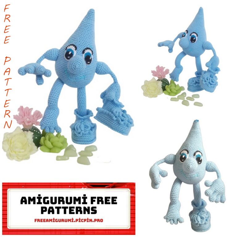 Water Drop Amigurumi Free Crochet Pattern – Amigurumi
